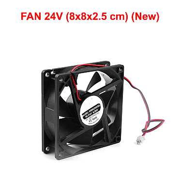 FAN 24V (8x8x2.5cm) (New)
