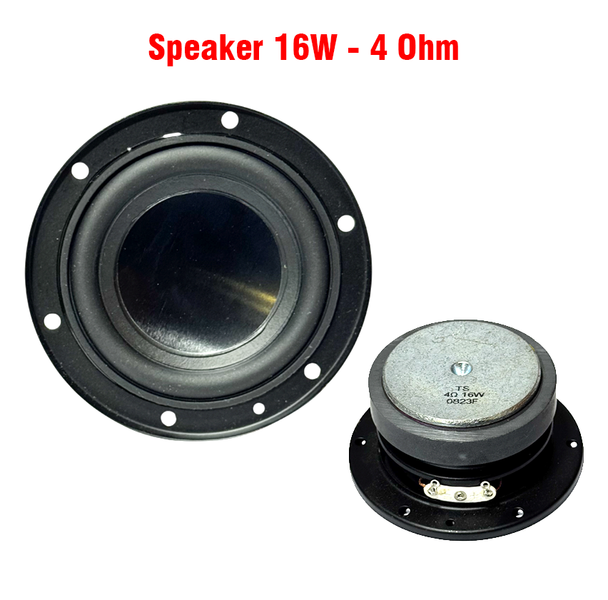 Speaker 16W - 4 Ohm - 80x37mm -1Pcs