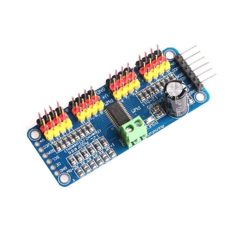 PWM Servo Motor Driver 16 Channel 12-bit (PCA9685)