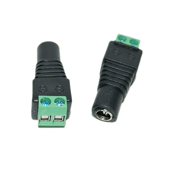 Screw Terminal Block To FeMale DC Power Adapter – 2.1mm Plug