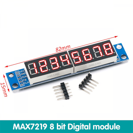 Seven segment 8 Digit Display With MAX7219 Module For Ar...