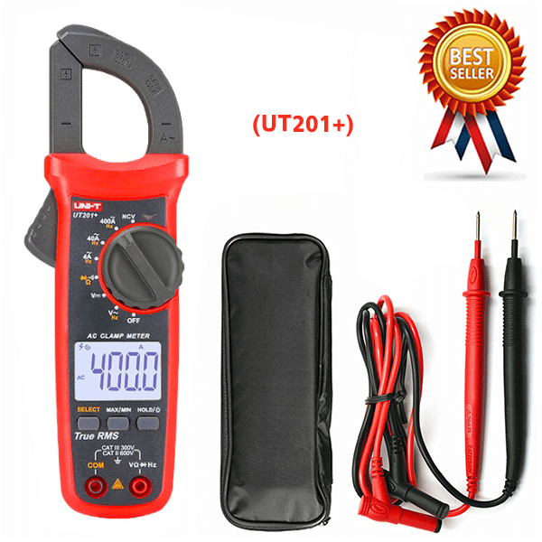 UNI-T Digital Clamp Meter (UT201+) (AC) 400A – True RMS