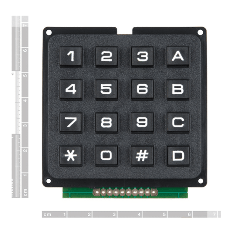 Keypad 4x4 (16 Button) Matrix Array Membrane switch