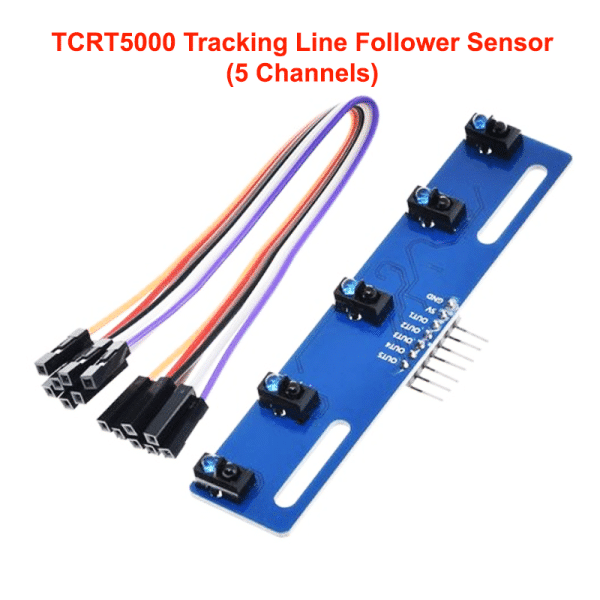 TCRT5000 Tracking Line Follower Sensor (5 Channels) - Lampatronics