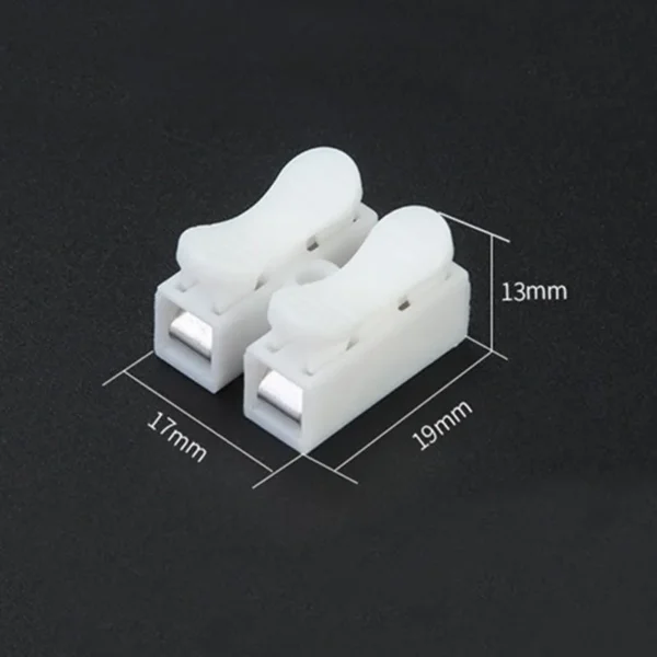 Spring Quick Connector Cable Clamp 2-Pole (250V-10A)